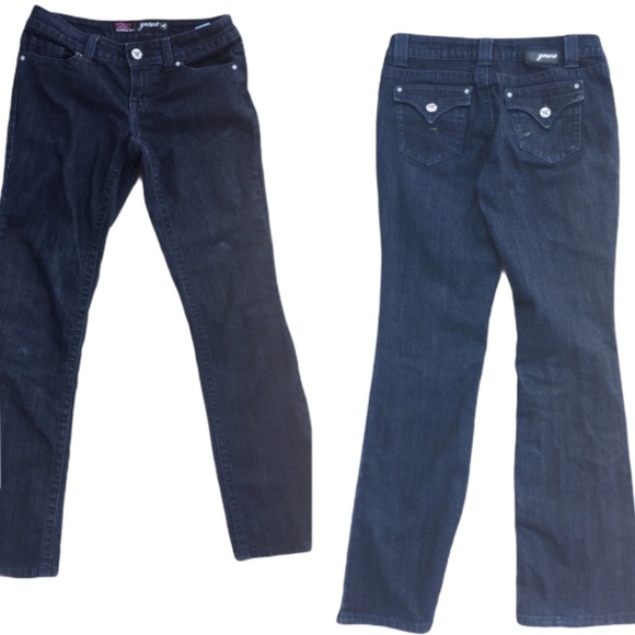 Anthropologie | Jeans | Grane Anthro Stella Low Rise Slim Boot Jea ...